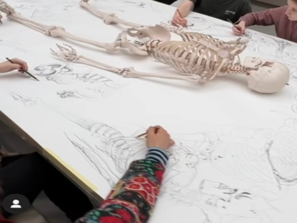 Skeleton Drawing Class (Tween/Teen Class) | Michael Symber Studios