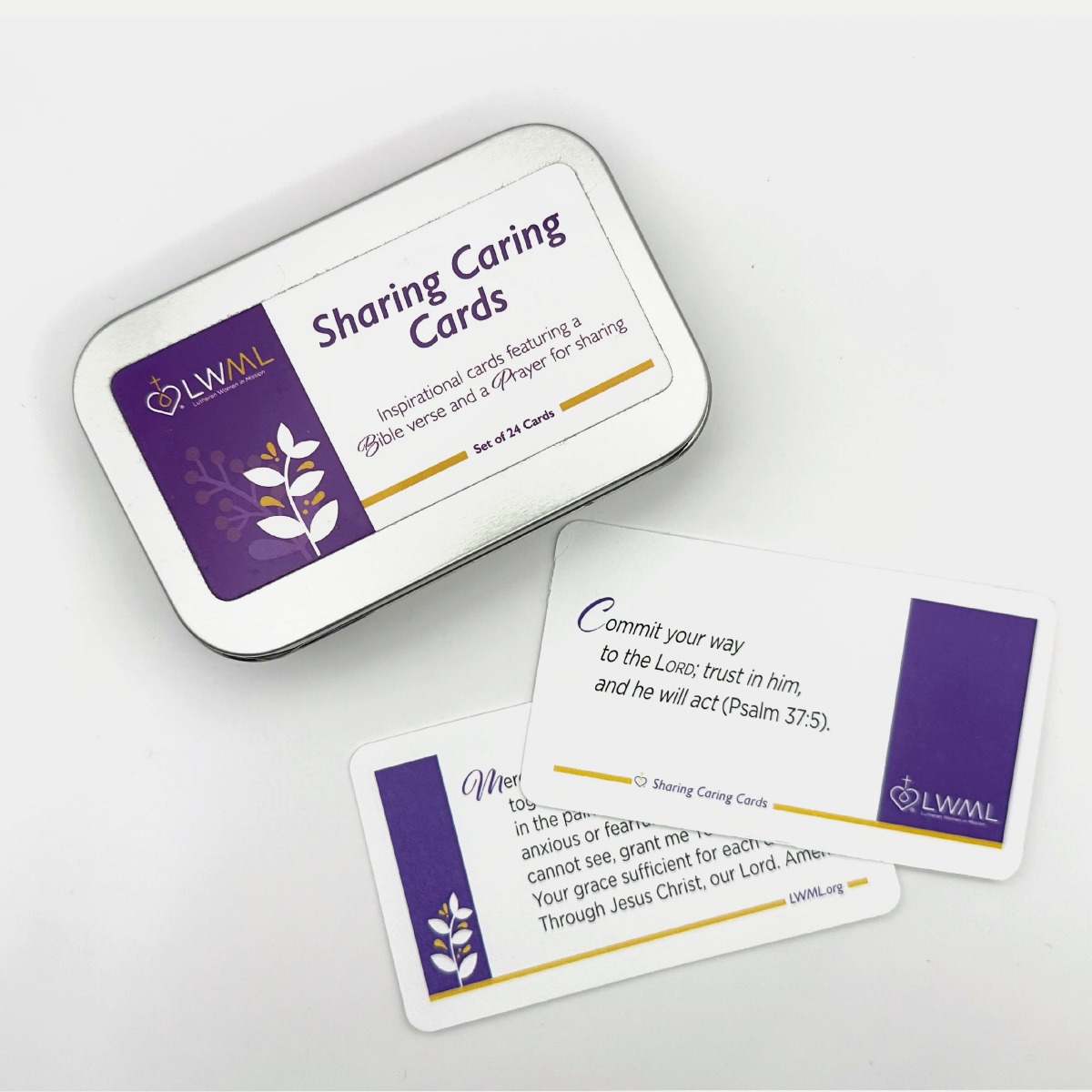 Sharing & Caring Cards in Gift Tin (Set of 24) - LWML Store