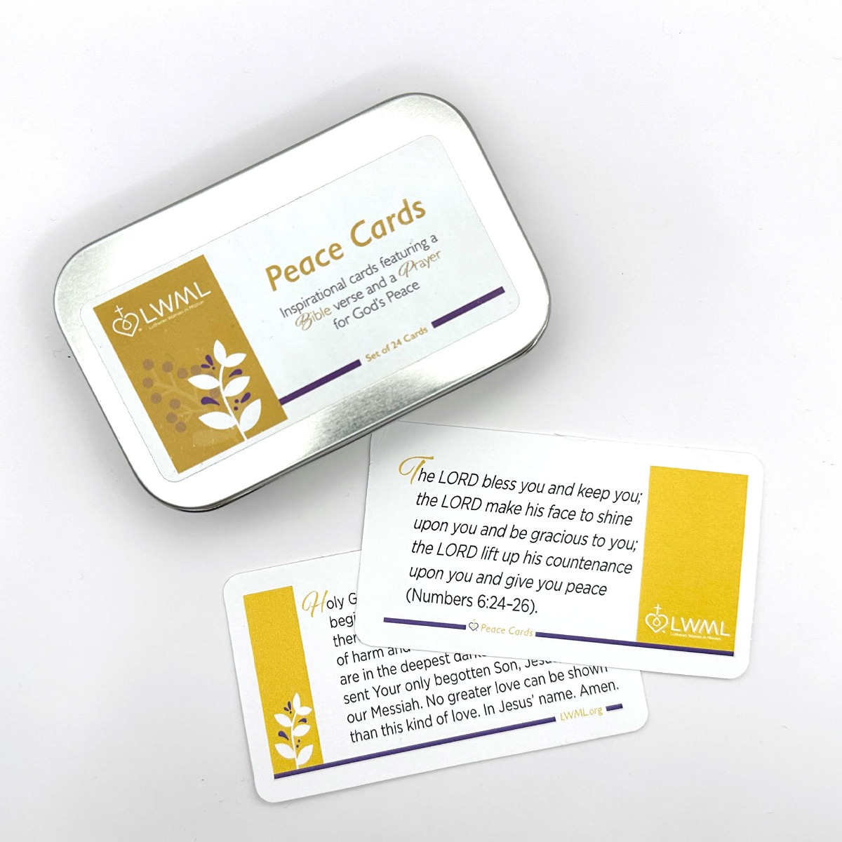 Peace Cards in Gift Tin (Set of 24) - LWML Store