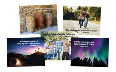 Memory Verse Posters (Set of 5) - God's Wonder Lab VBS - Concordia ...
