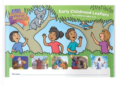 Early Childhood Leaflets - Epic Australian Adventure - VBS 2025 - Concordia Publishing House