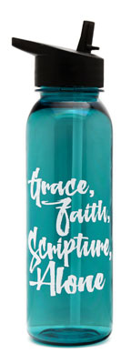 Grace, Faith, Scripture Plastic Water Bottle - Concordia Publishing House