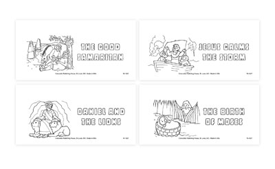 Coloring Series – Children’s Weekly Offering Envelope Set (numbered ...