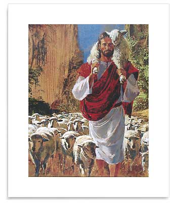The Good Shepherd Poster (Hook), 14" x 18" - Concordia Publishing House