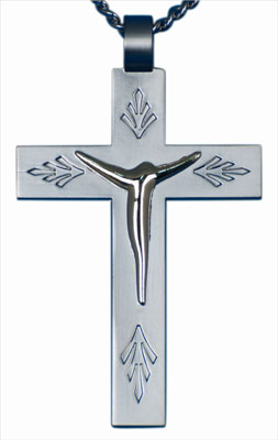 Silver Plate Clergy Cross with Corpus - Concordia Publishing House