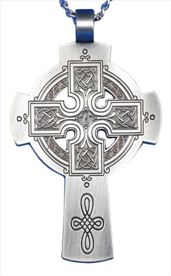Pewter-Plated Celtic Clergy Cross - Concordia Publishing House