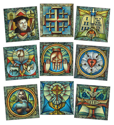 Artwork from Luther's Small Catechism - Concordia Publishing House