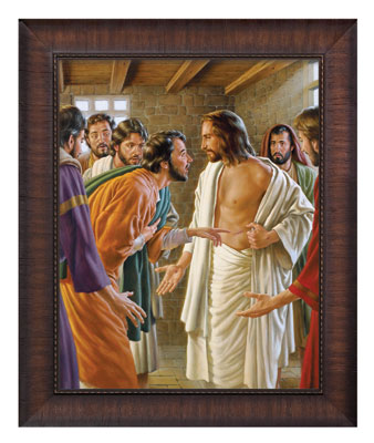 Framed Print Classic Wood Doubting Thomas (Copeland) - Concordia ...