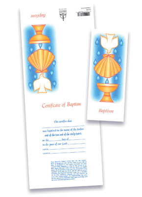Parchment Baptismal Certificate - Adult (Pkg of 12) - Concordia ...