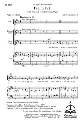 Psalm 121 (Hildebrand) - Concordia Publishing House