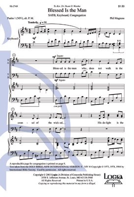 Blessed Is the Man - Concordia Publishing House