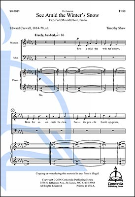 See amid the Winter's Snow - Concordia Publishing House