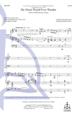 My Heart Would Ever Wander - Concordia Publishing House