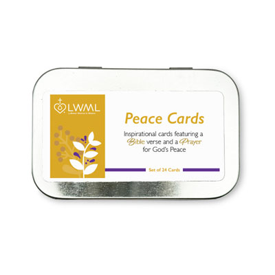 Peace Cards in Gift Tin (Set of 24) - LWML Store
