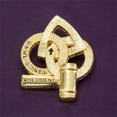 Pin - Zone Past President Gold Tone - Concordia Publishing House