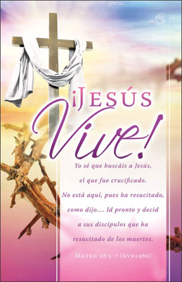 Standard Spanish Easter Bulletin: Jesus! Vive! - Concordia Publishing House