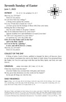 3-Year Lectionary Propers – Quarter 4 Bulletin Insert - Downloadable ...