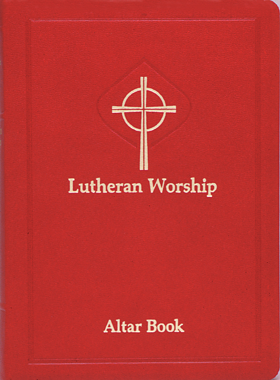 Lutheran Worship: Altar Book (Red) - Concordia Publishing House