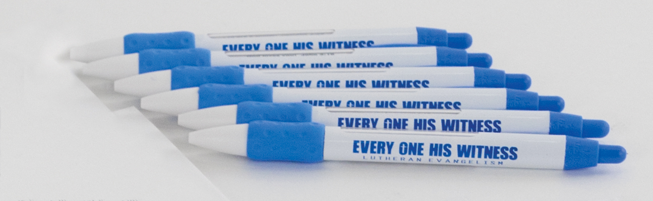 Every One His Witness Pens (Set of 6) - Concordia Publishing House