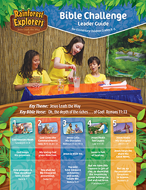Rainforest Explorers Bible Challenge Leader Guide - VBS - Concordia ...