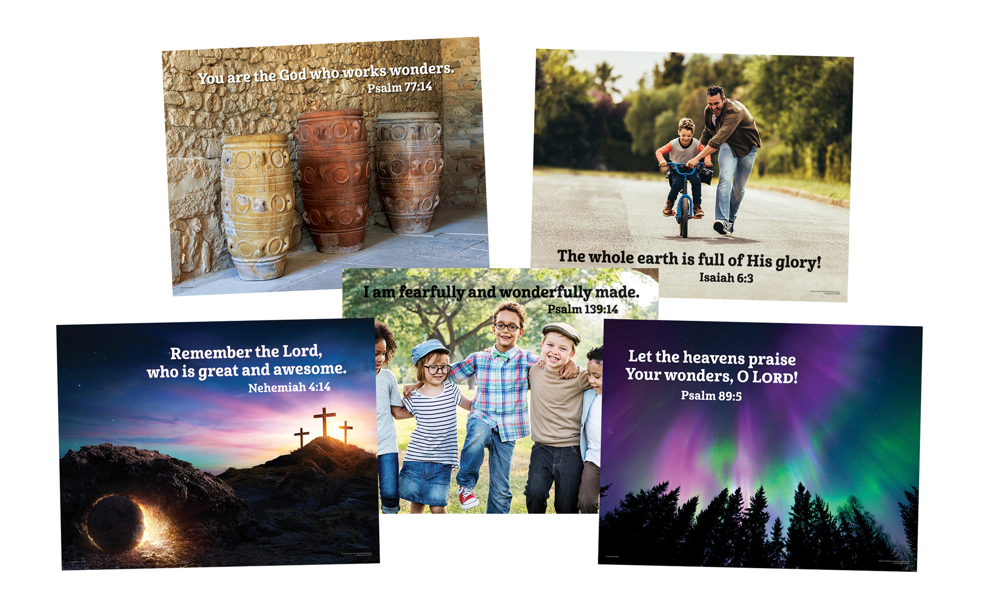 Memory Verse Posters (Set of 5) - God's Wonder Lab VBS - Concordia ...