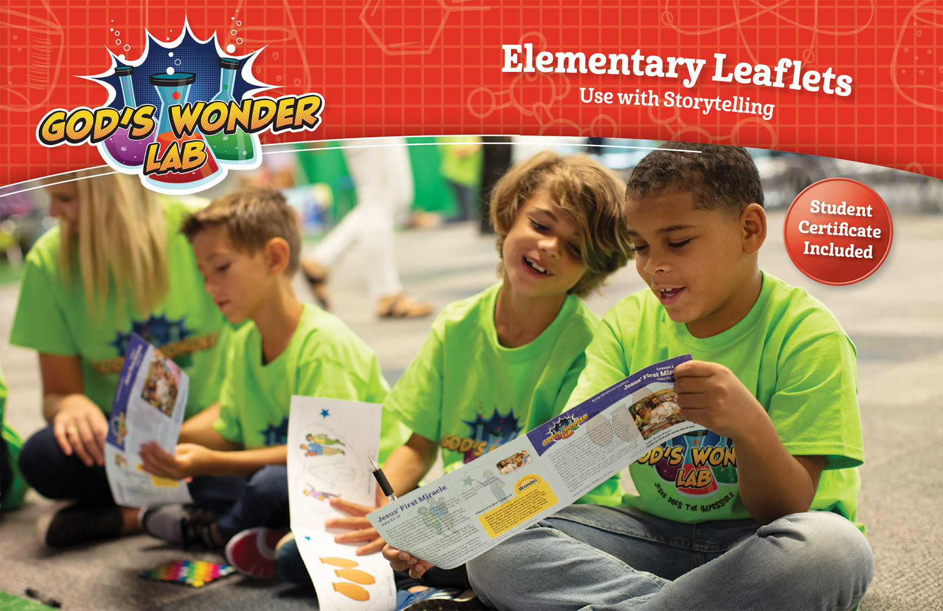God’s Wonder Lab Elementary Leaflets - VBS - Concordia Publishing House