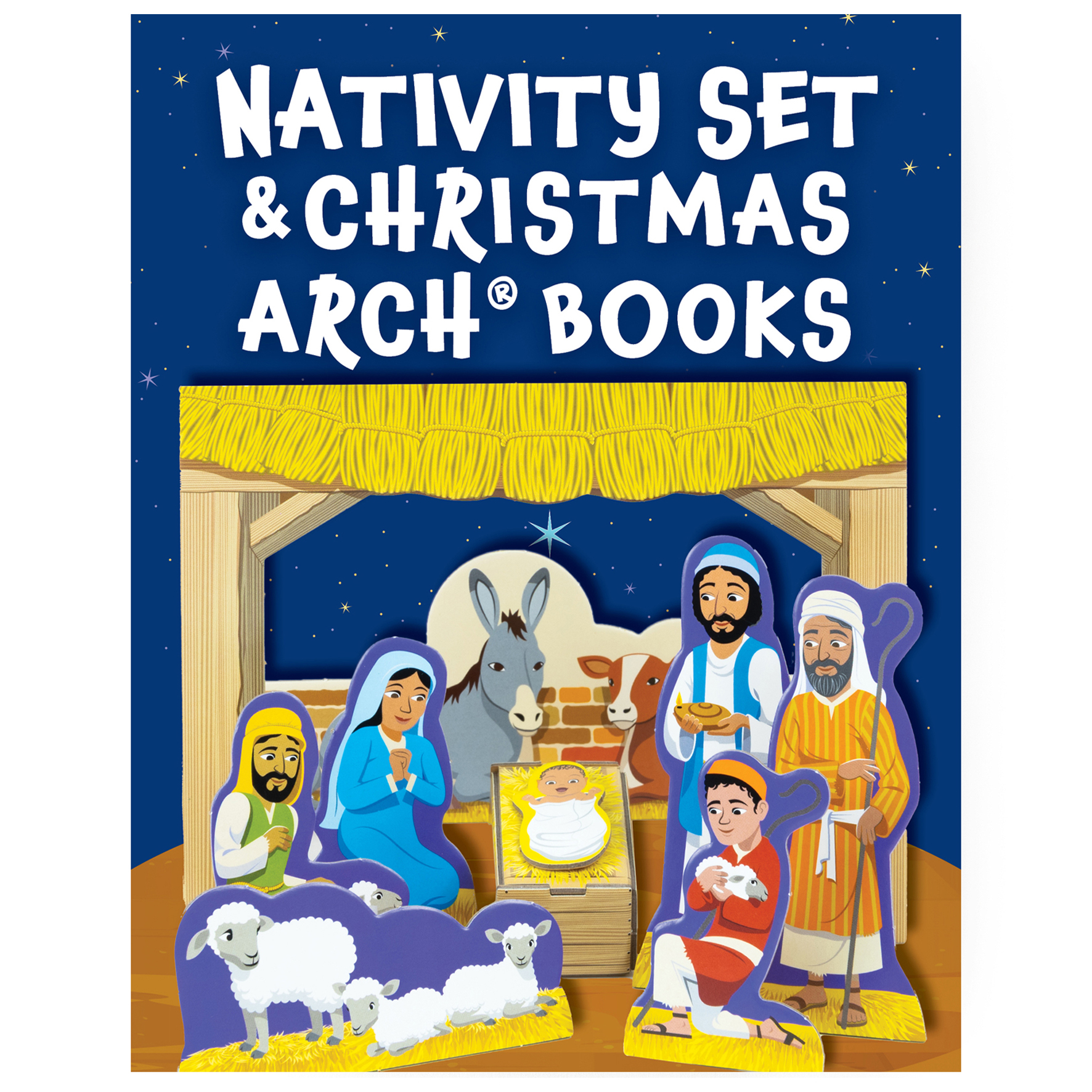 Nativity Set with Christmas Arch Books - Concordia Publishing House