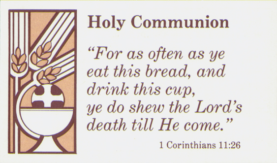 Communion Registration Cards (Pkg of 500) - Concordia Publishing House