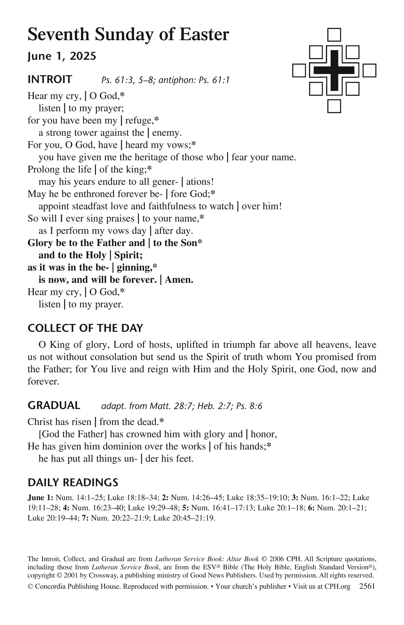 3-Year Lectionary Propers – Quarter 3 Bulletin Insert - Downloadable ...