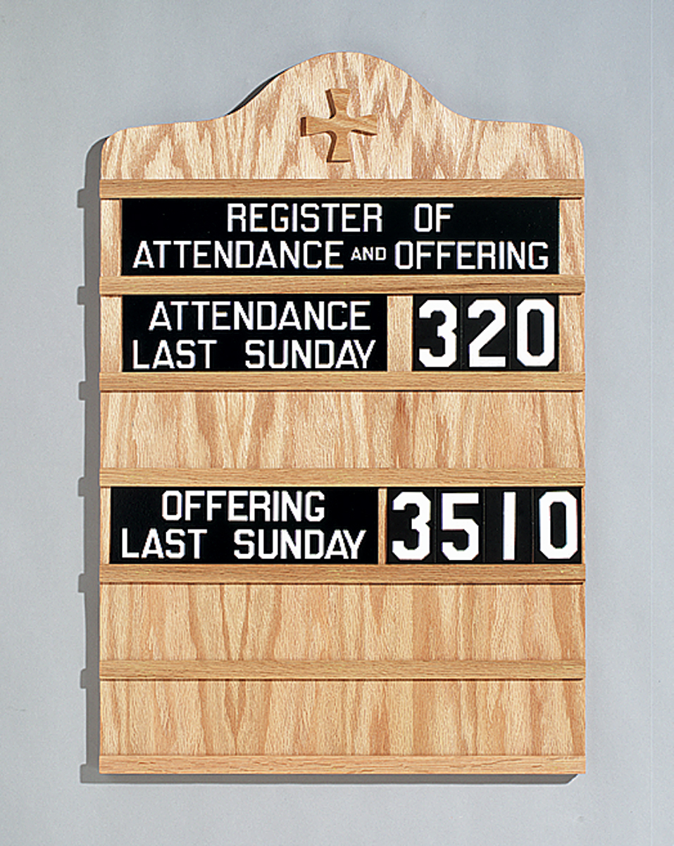 Register Board Slide Set - 3-5/8" tall - Concordia Publishing House