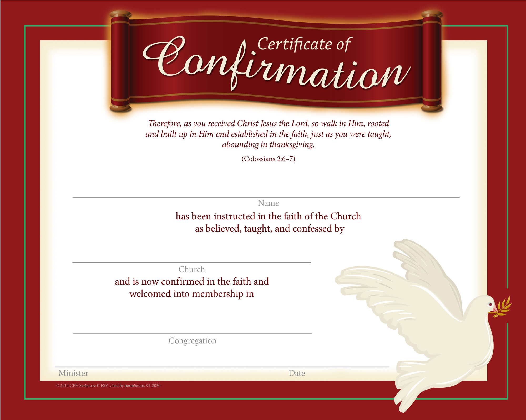 Lcms Confirmation Certificates