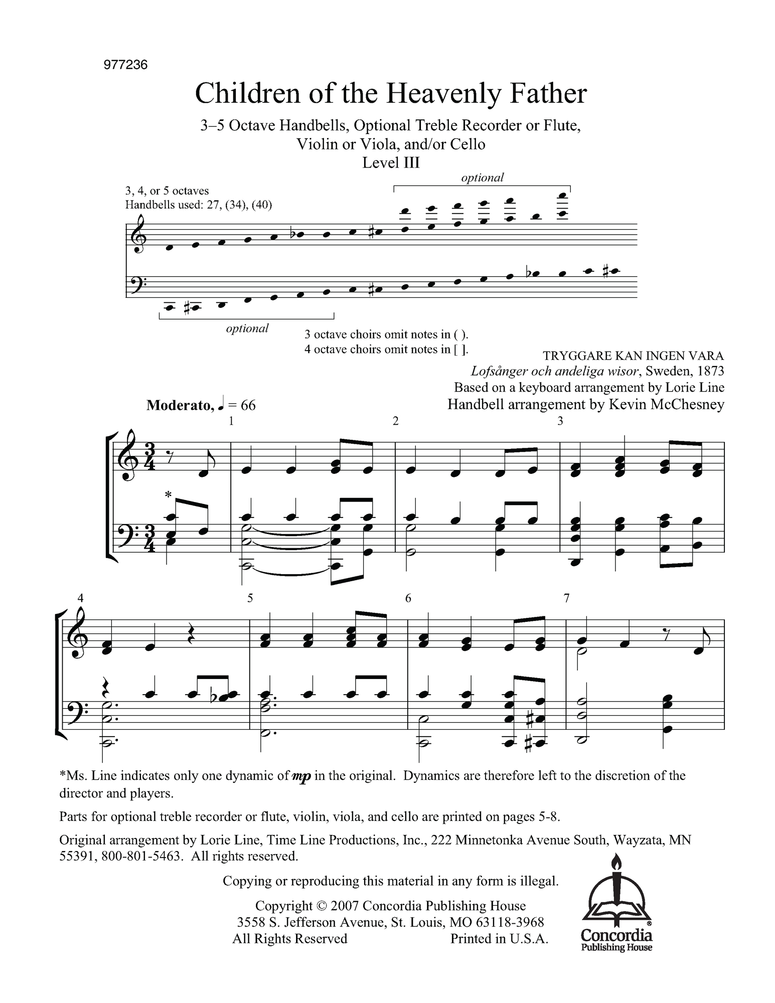 Children of the Heavenly Father (Line) - Concordia Publishing House