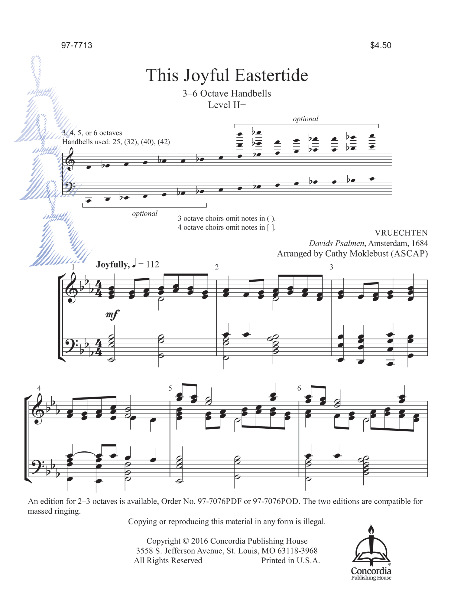 This Joyful Eastertide (Moklebust) - 3–6 Octaves - Concordia Publishing House
