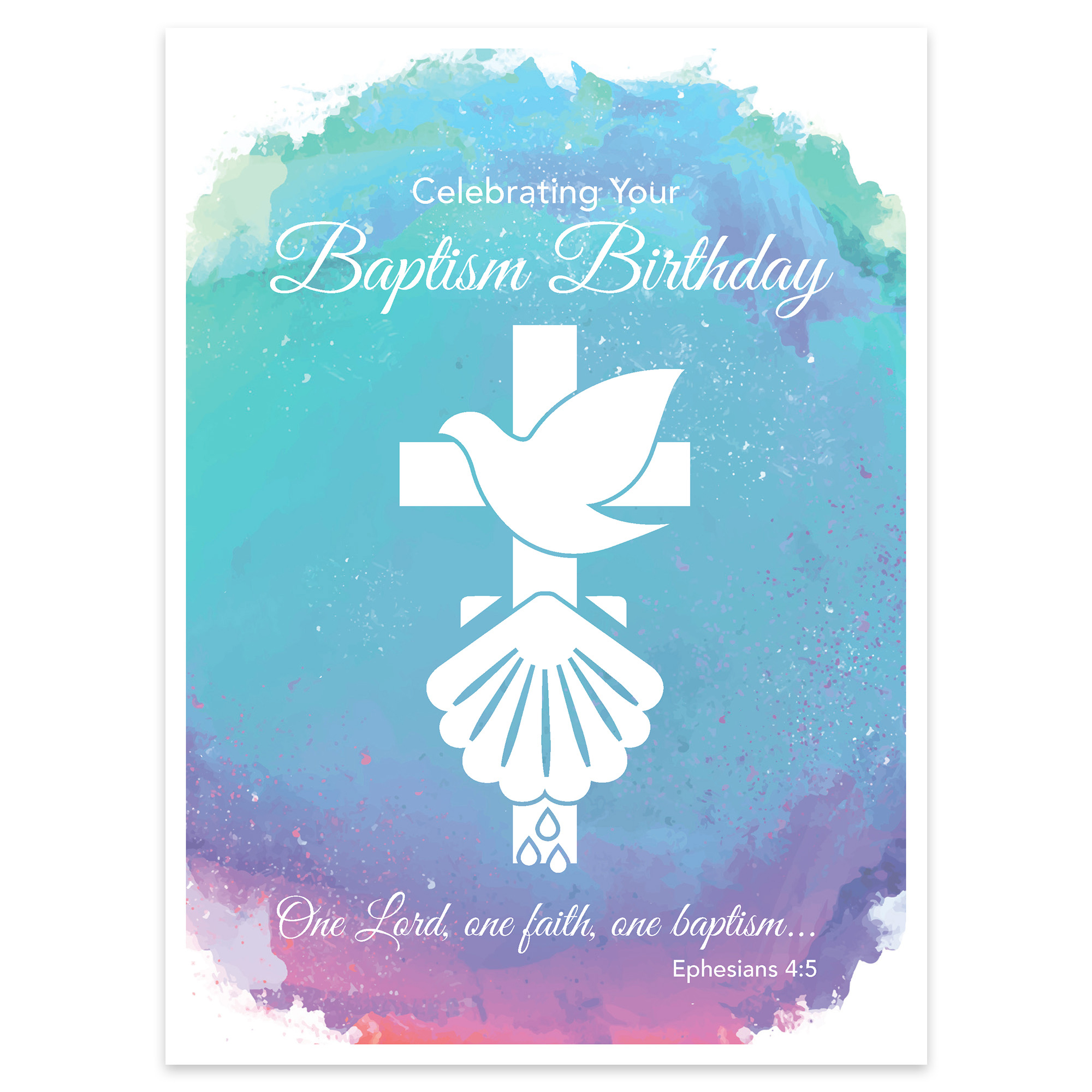 Baptism Birthday Card (Pack of 6) - LWML Store