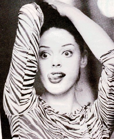 Rose McGowan Tongue - Superficial Gallery