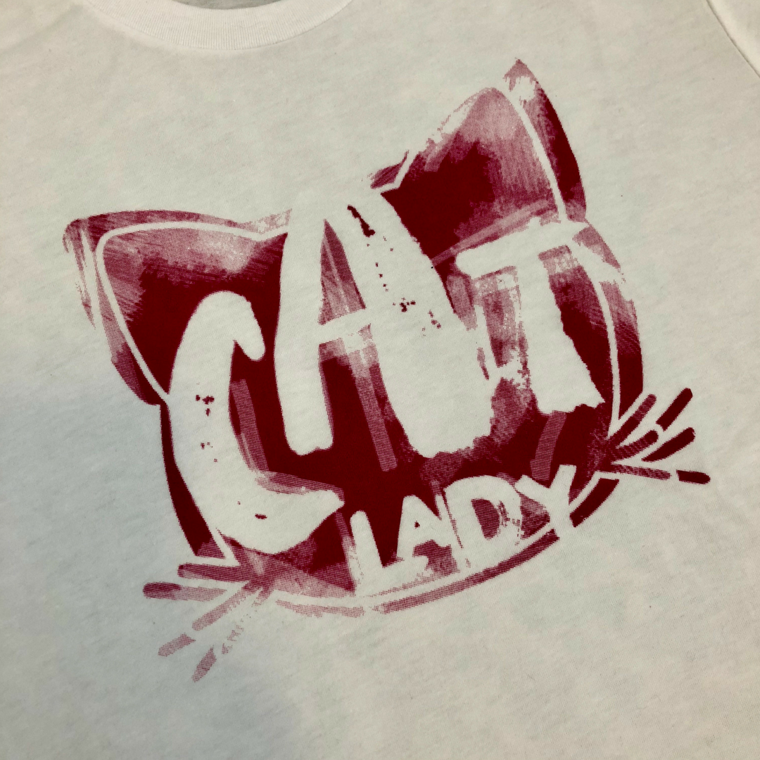 Cat Lady Shirt - Raspberry