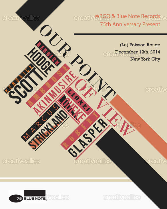 Design a Poster for Blue Note Records and Our Point Of View | Creative ...