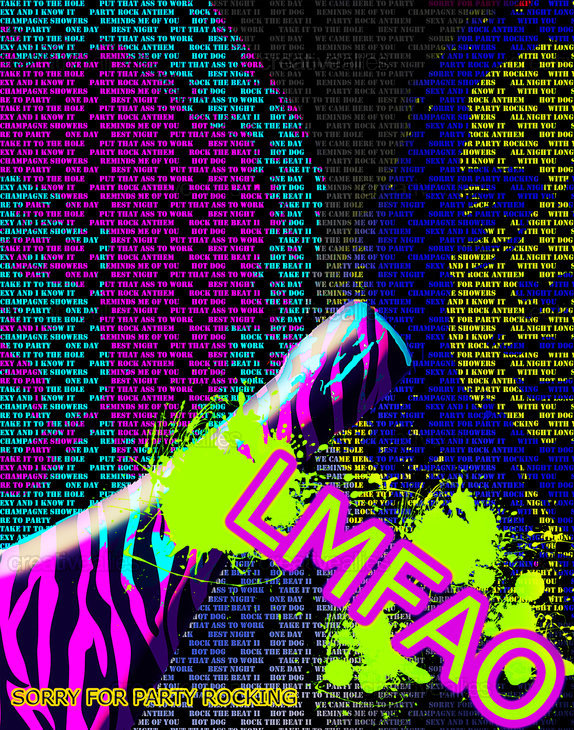 LMFAO Poster by dusinasky