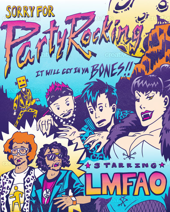 LMFAO Poster by lisito