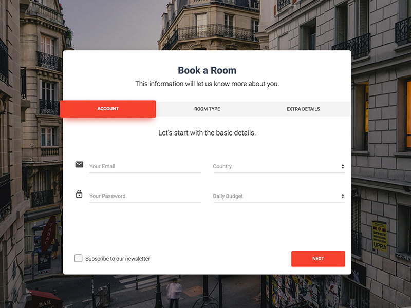 Material Bootstrap Wizard by Creative Tim