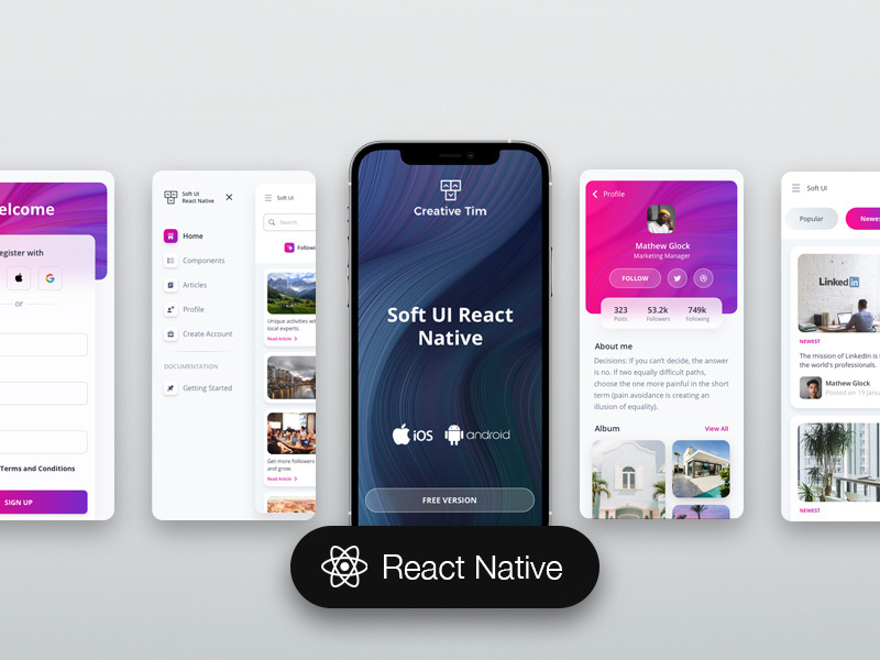 GitHub Creativetimofficial soft ui react native Start Your 