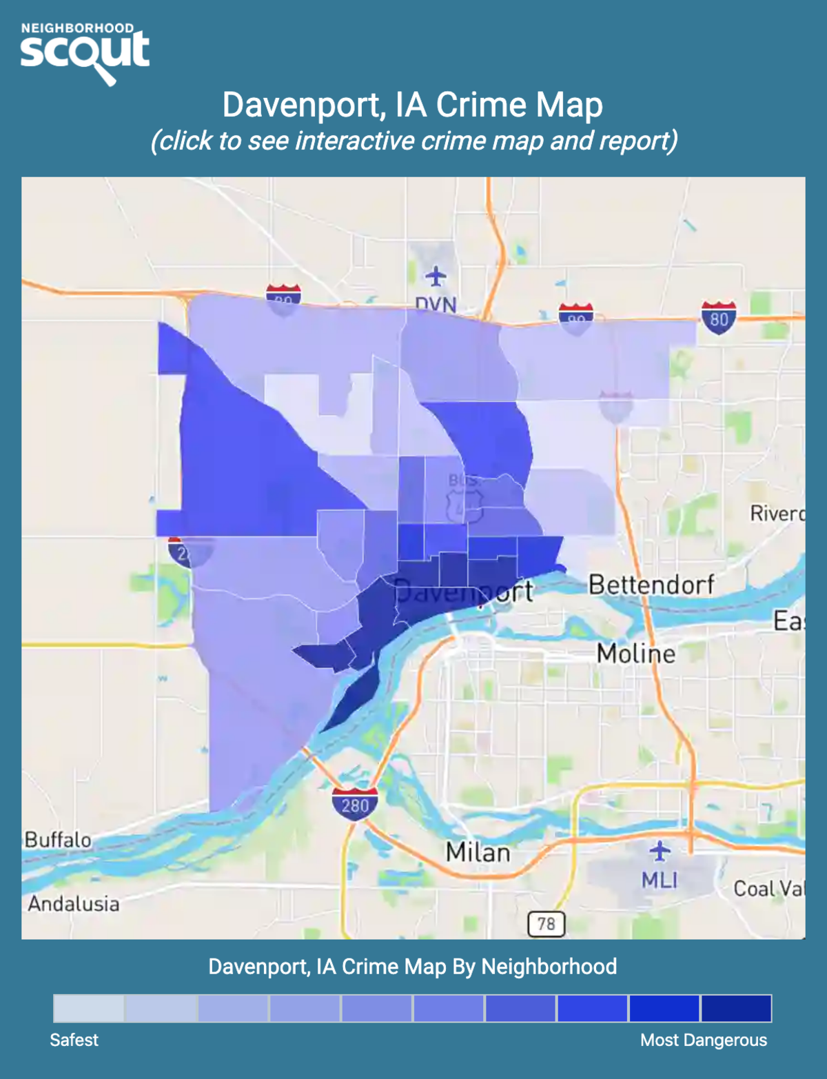Davenport Iowa Zip Code Map Map