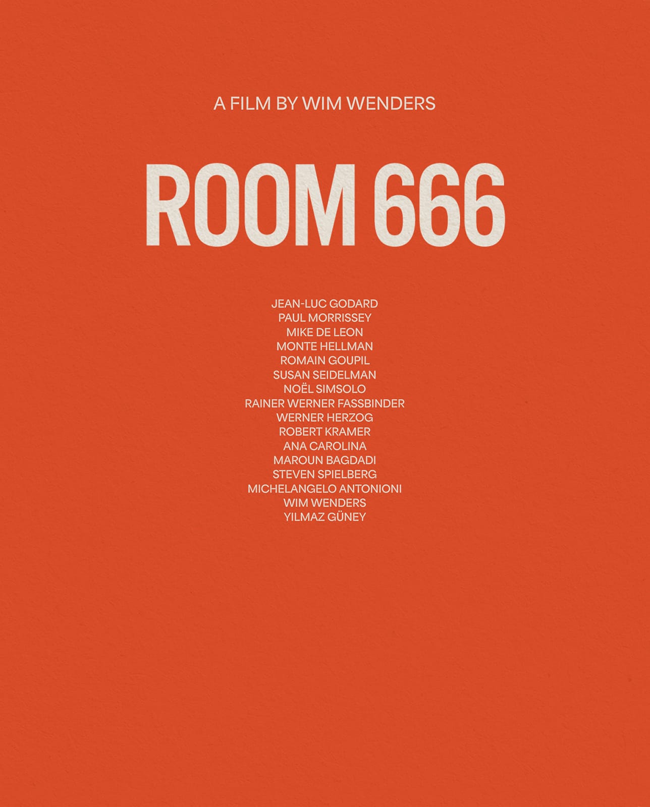 Room 666 (1982) | The Criterion Collection