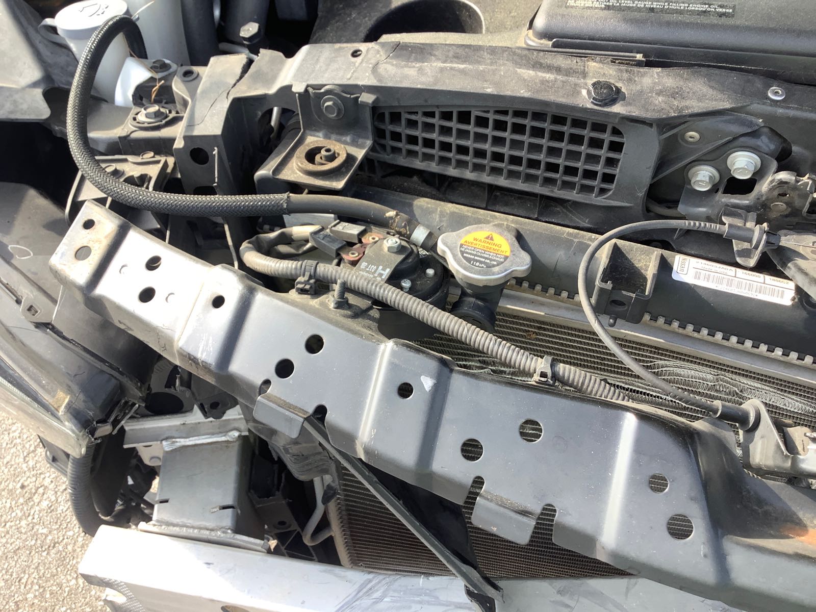 F Bumper Reinforcement (Bent)