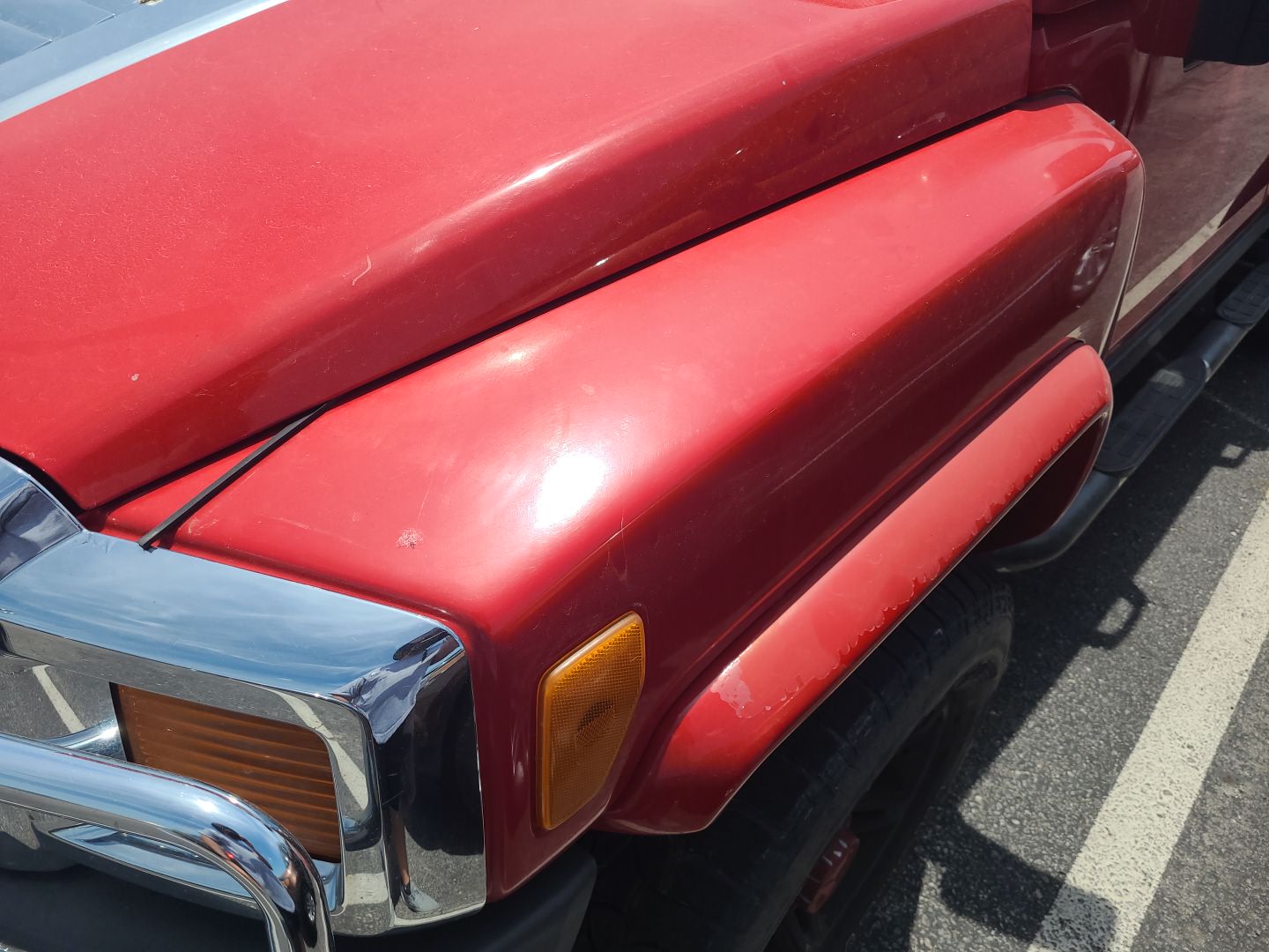 LF Fender Molding (Peeling)