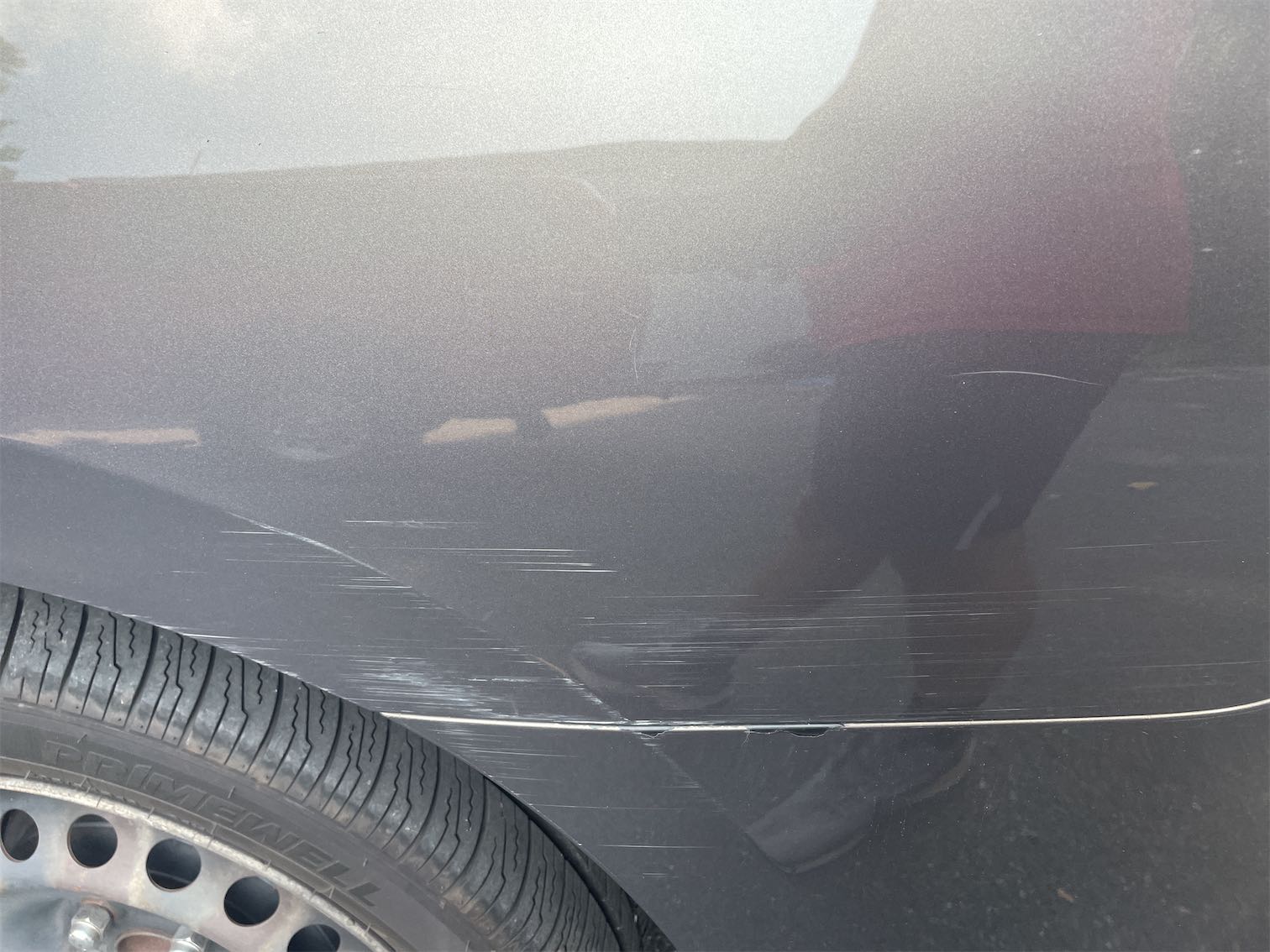 LF Door (Heavy Mult Scratches)