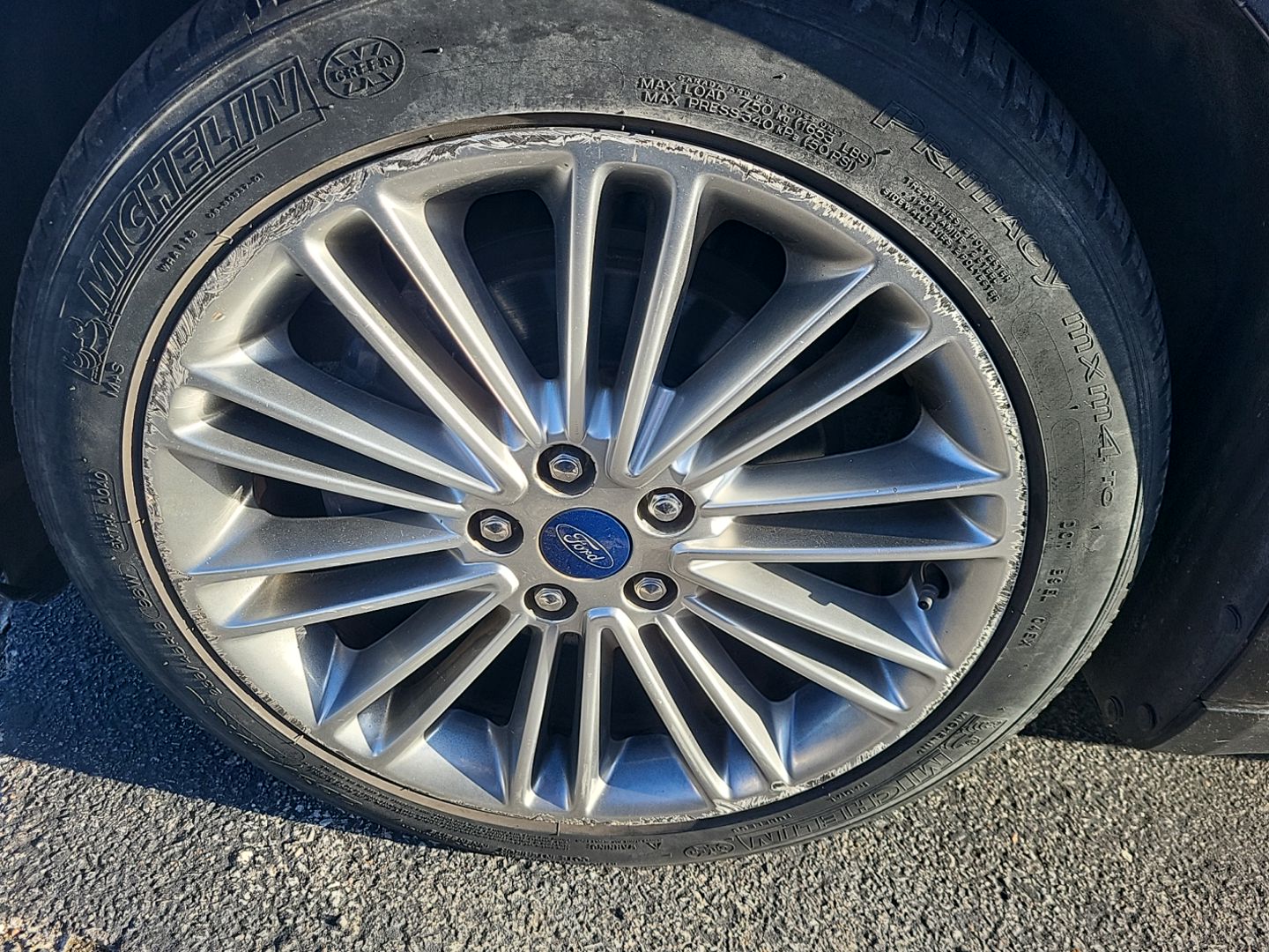 LR Wheel (Curb Rash)
