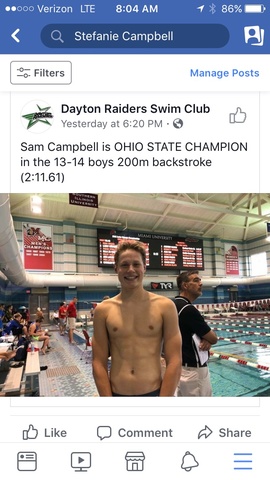 Sam Campbell | Swimcloud