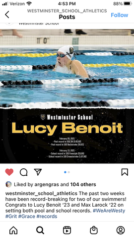 Lucy Benoit | Swimcloud