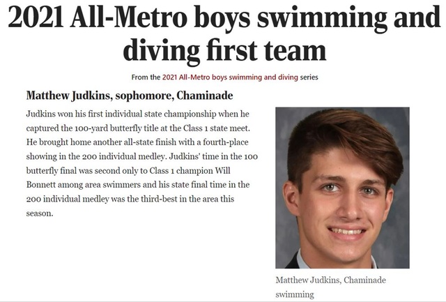 Matthew Judkins | Swimcloud